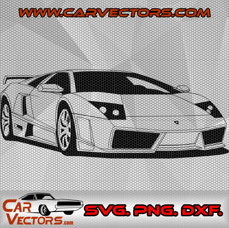 Lamborghini Murcielago SVG, Murciélago PNG, Murcielago Vector Art ...