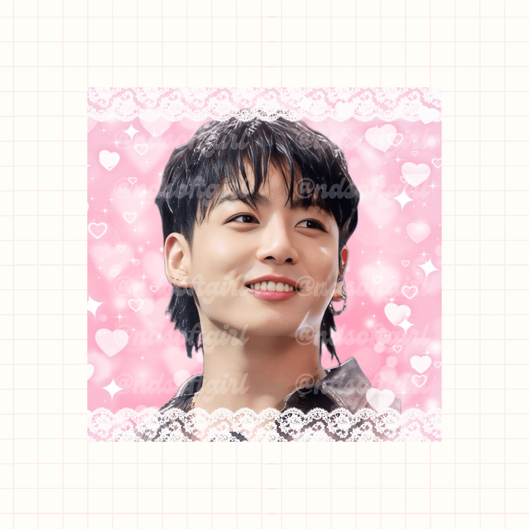 Bangtan BTS Pink Girly Purikura KPOP Mailing Stickers Jungkook ...