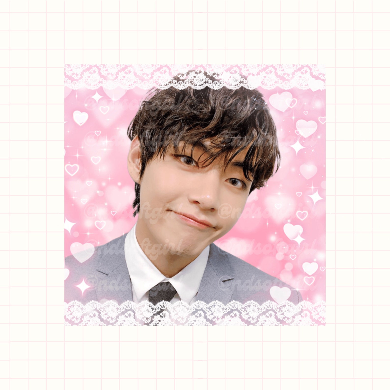 Bangtan BTS Pink Girly Purikura KPOP Mailing Stickers Jungkook ...