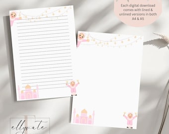 Little Muslimah Daily Reflection Notepad | Islamic Ejournal | Digital ...