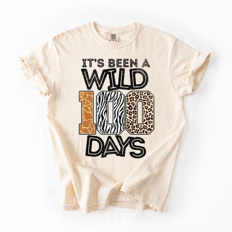 100 Days of School PNG Teacher It's Been A Wild 100 Days SVG Leopard ...
