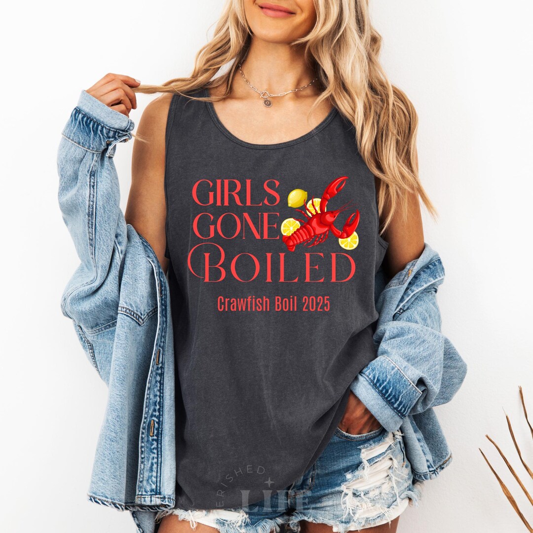Custom Crawfish Shirt Crawfish Boil Shirt Tank Top Crawfish Gifts ...
