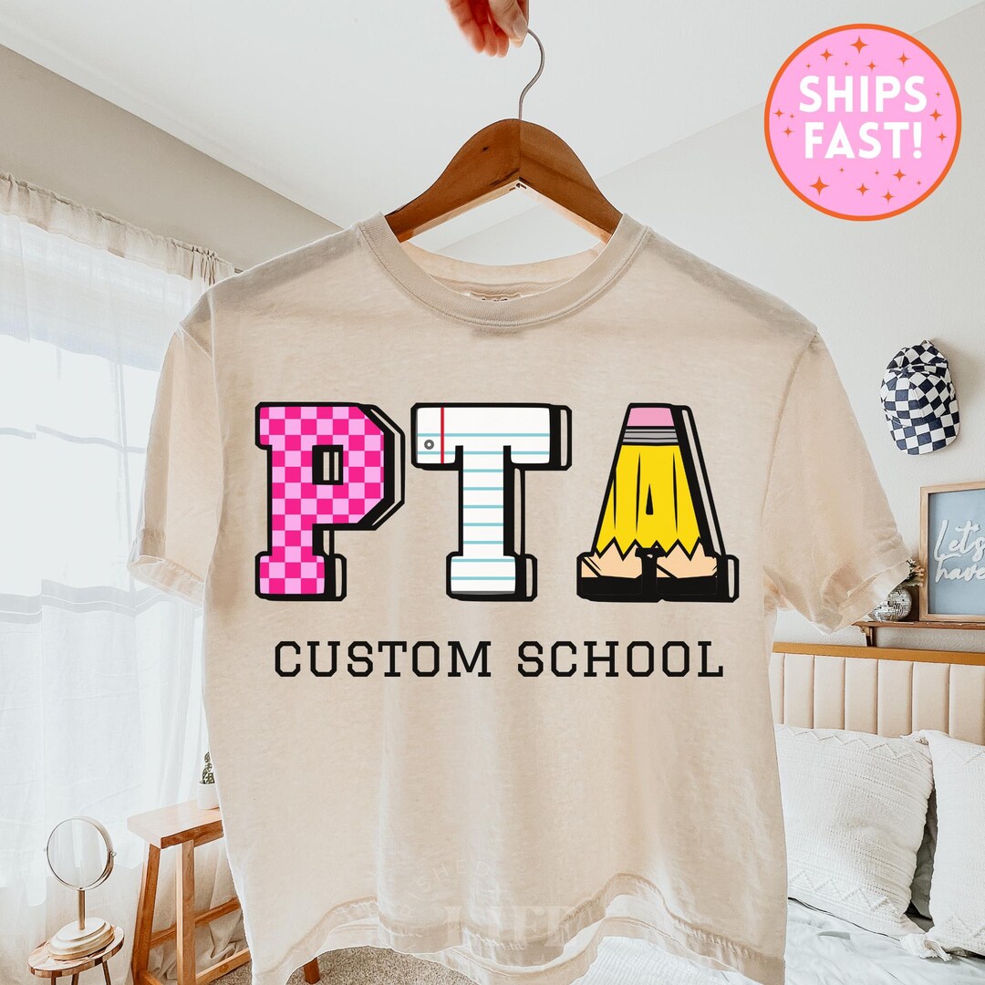 PTA Crew Shirt Custom Parent Teacher Organization Tshirts PTA Board PTA ...