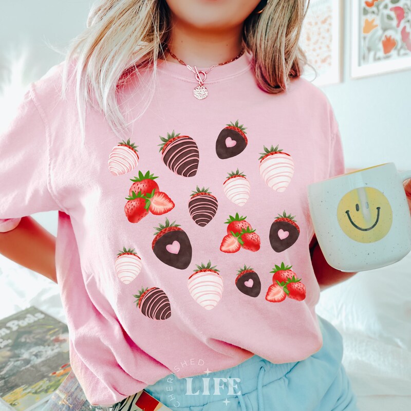 Strawberry Shirt - Etsy