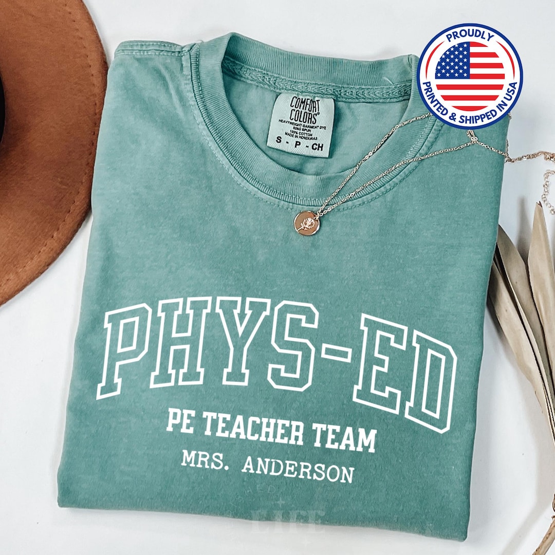PE Teacher Shirt Physical Education Tee Specials Teacher Shirt School ...