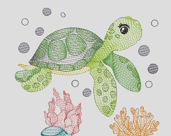 Crab Embroidery Digitize, Ocean Embroidery Digitize, Beach EMB Digitize ...