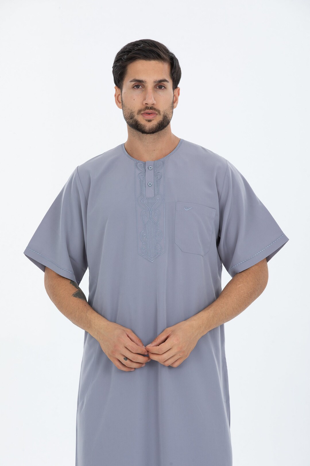 Premium Muslim Moroccan Thobe, Muslim Djellaba, Man Jubbah Clothing ...