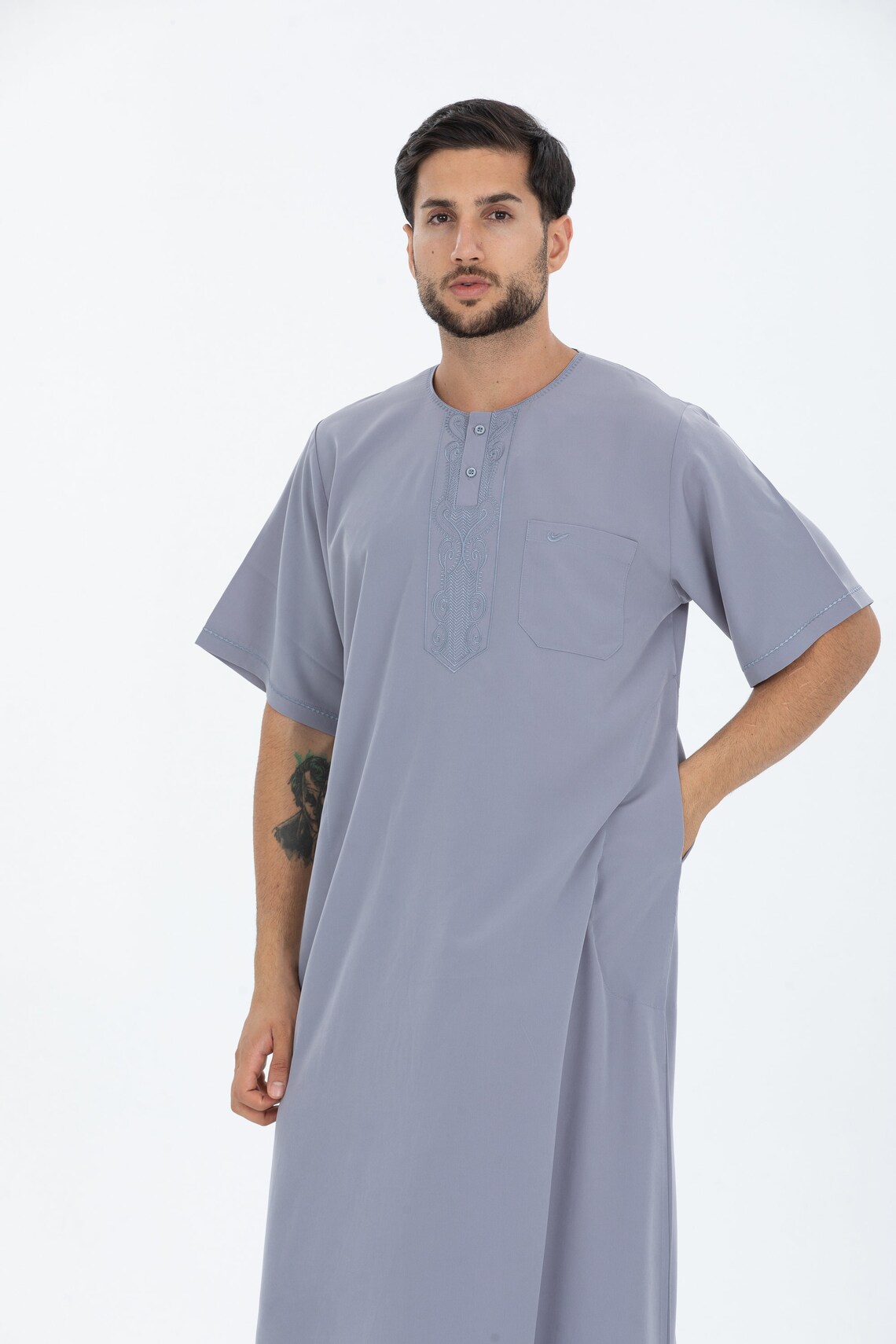 Premium Muslim Moroccan Thobe, Muslim Djellaba, Man Jubbah Clothing ...