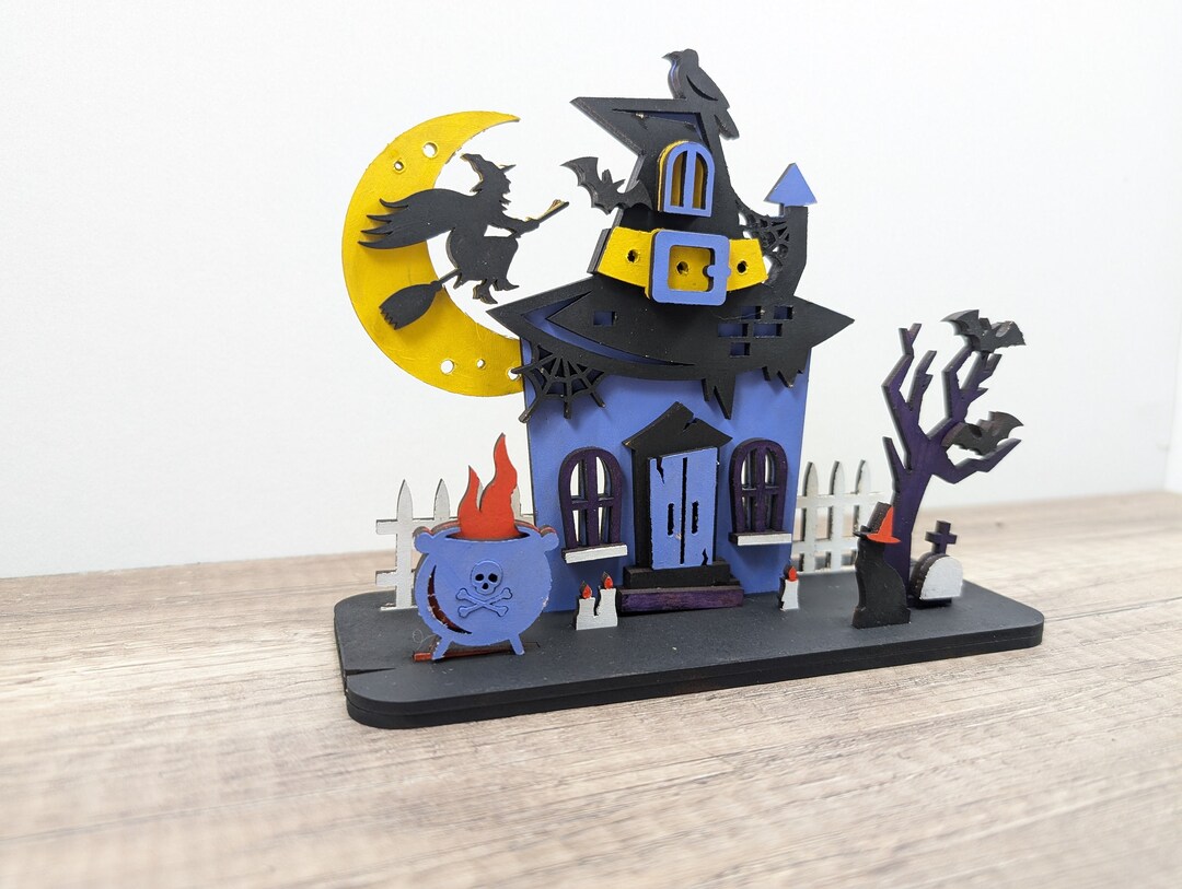 DIY Halloween Assembly Kit Haunted House Halloween Decoration Do It ...