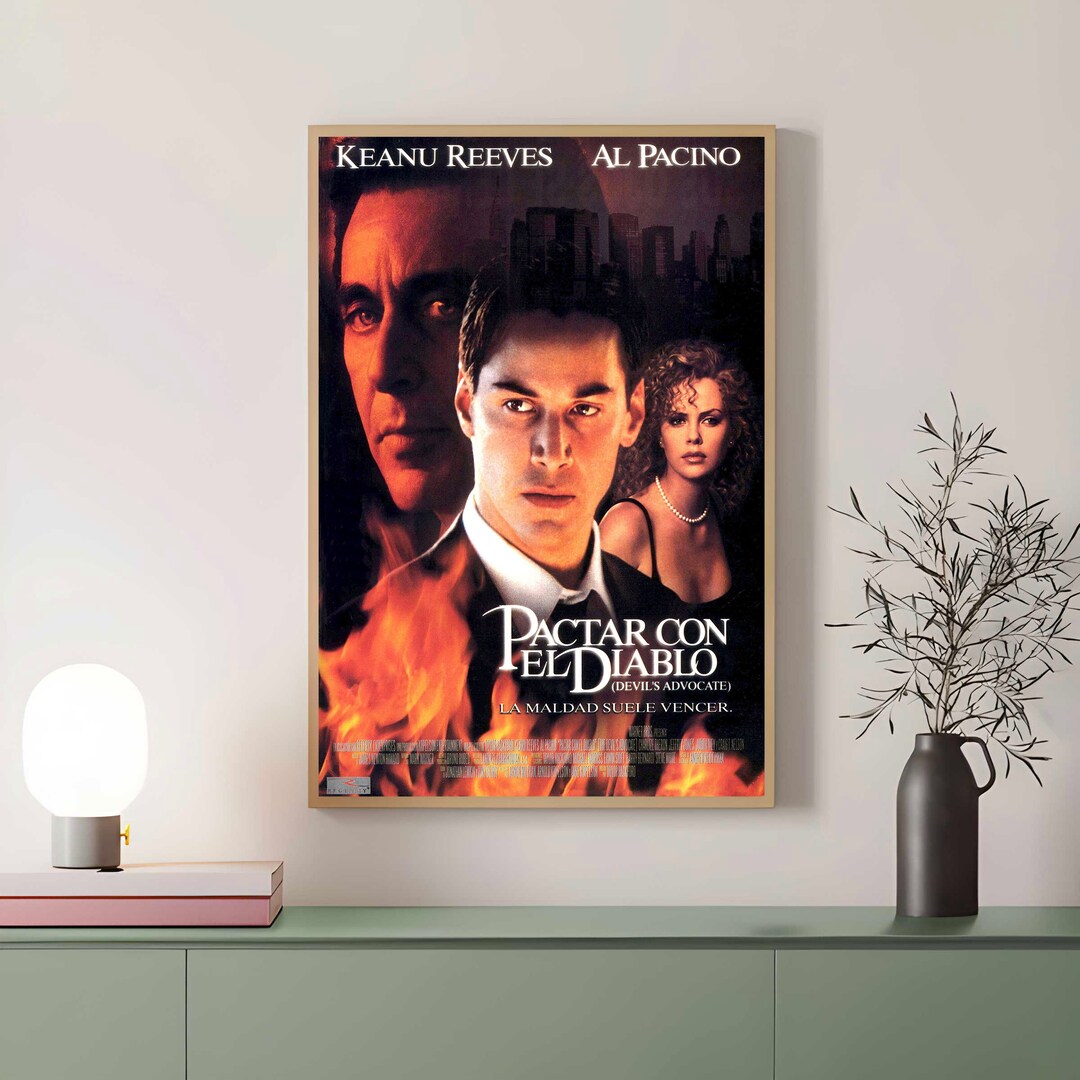 The Devil's Advocate Movie Poster, Canvas, Wall Decor, Wall Art, Movie ...