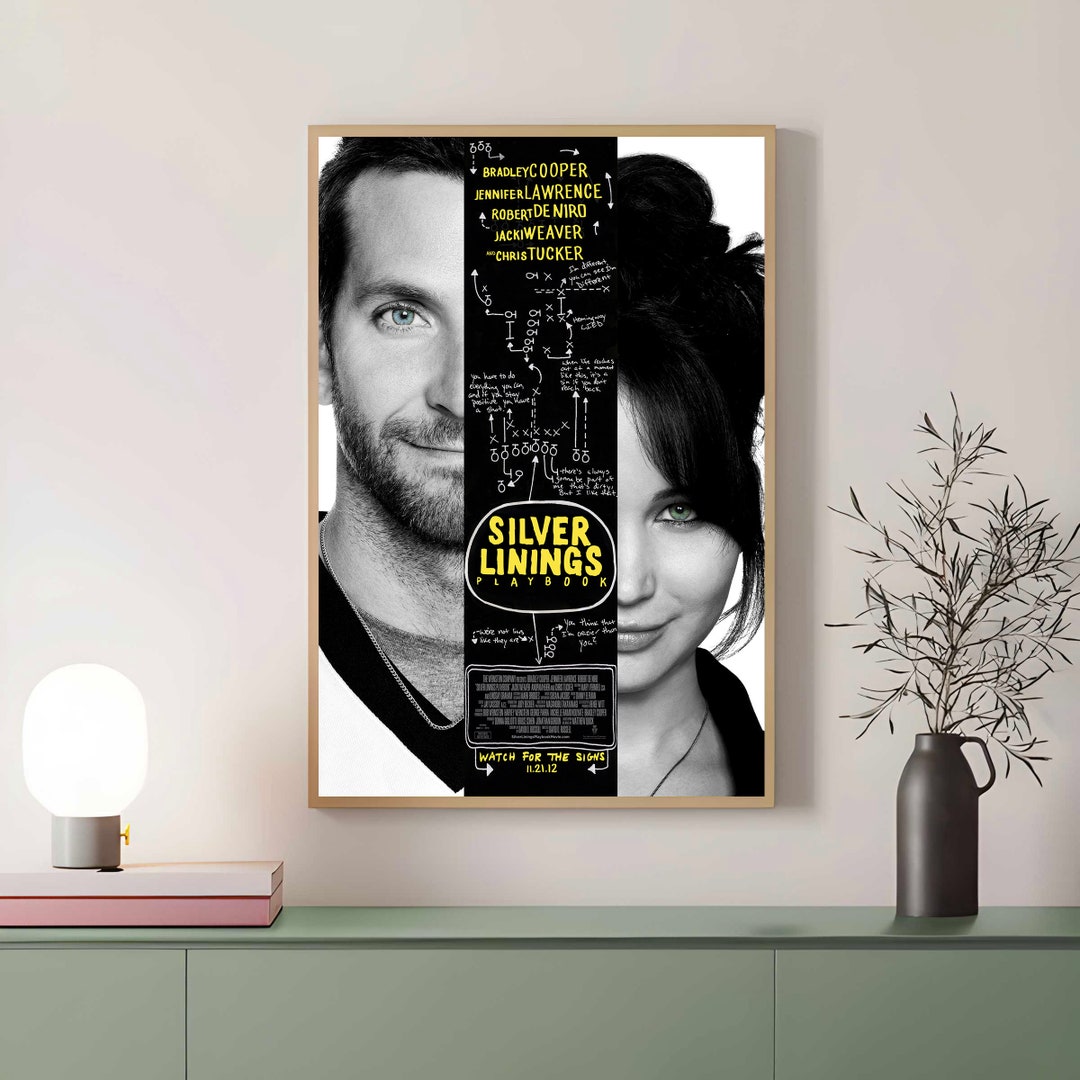 Silver Linings Playbook Movie Poster, Canvas, Wall Decor, Wall Art ...
