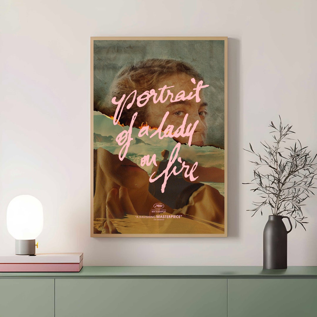 Portrait of a Lady on Fire Movie Poster, Canvas, Wall Decor, Wall Art ...