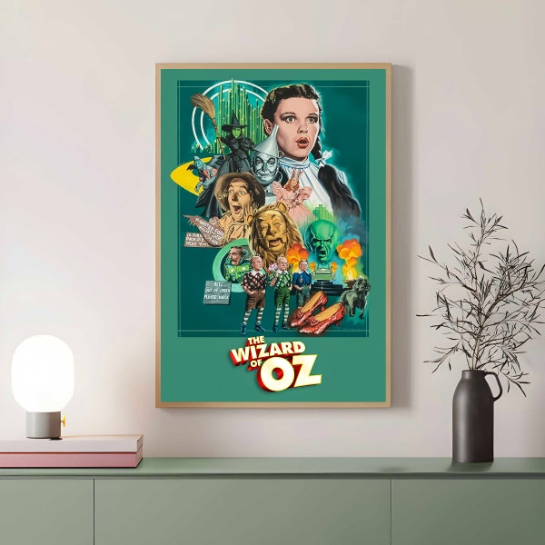 Wizard of Oz Large Wall Art - Etsy