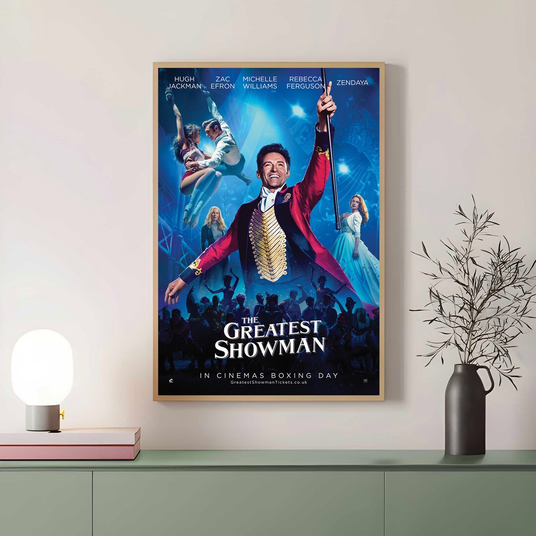 The Greatest Showman Movie Poster, Canvas, Wall Decor, Wall Art, Movie ...