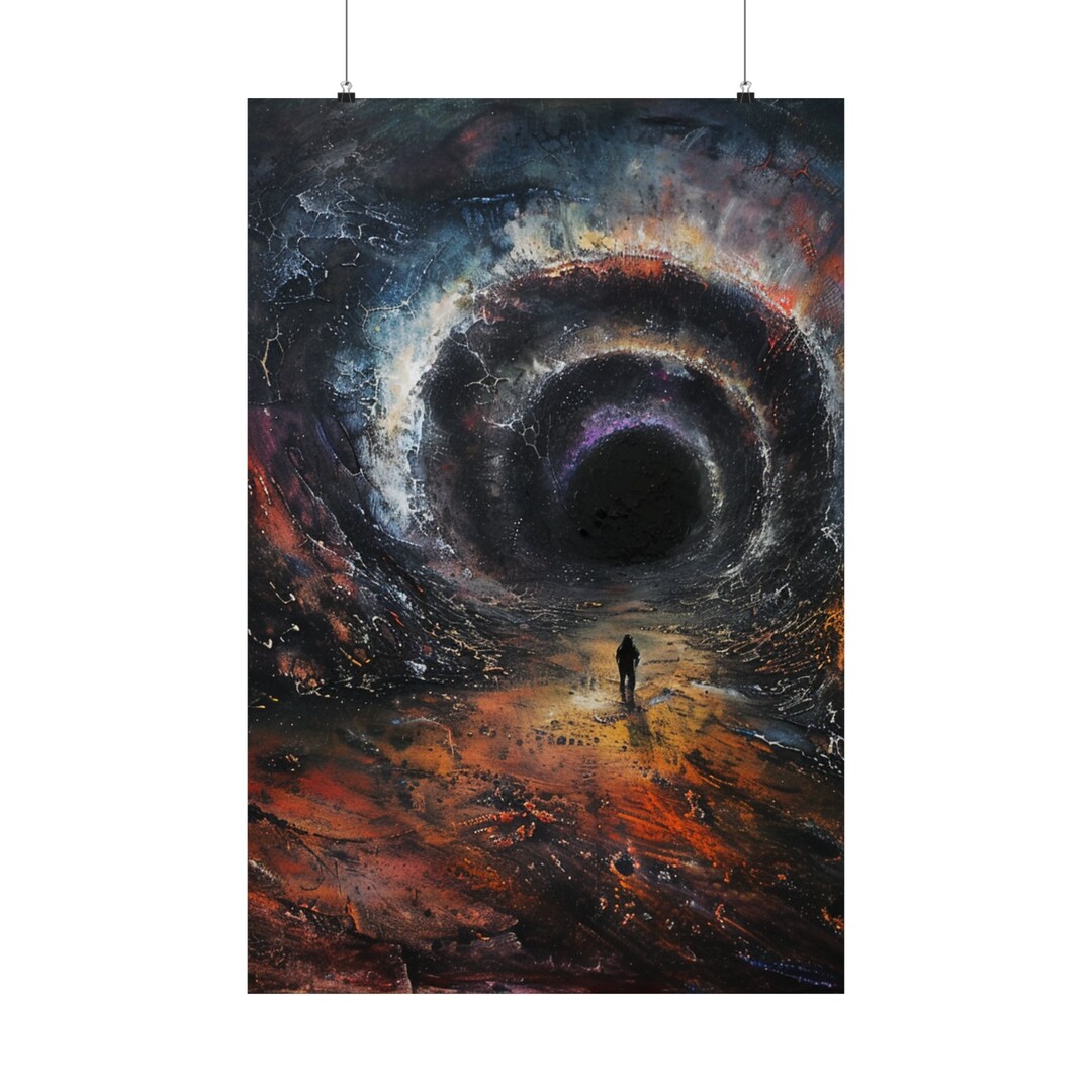 Space Age Poster, Rustic Poster, Vintage Look, Hardcore Art - Etsy