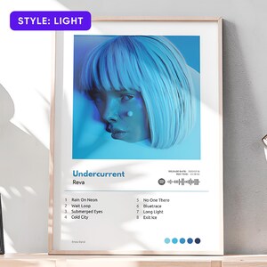 Custom Album Poster – Album Cover & Tracklist Print, Printable Digital ...