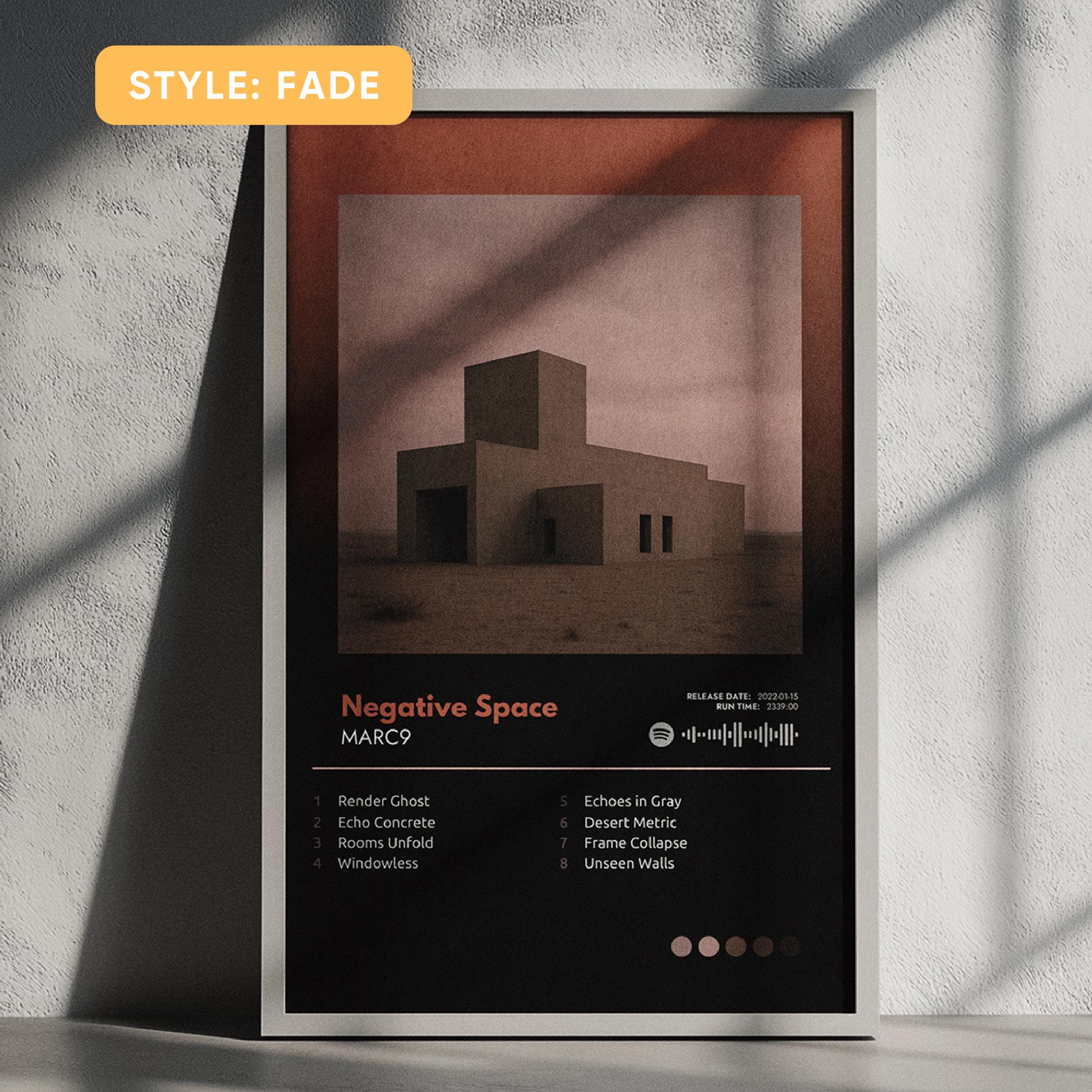 Custom Album Poster – Album Cover & Tracklist Print, Printable Digital ...