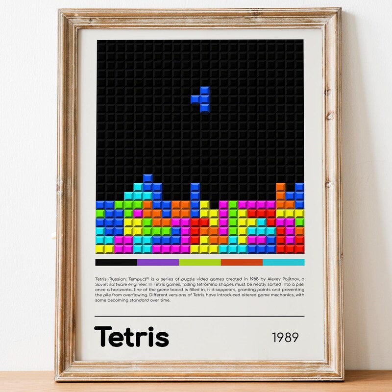 Tetris Art - Etsy