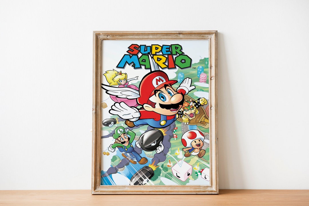 Super Mario Bros. Wonder | Super Mario | Gamer Poster Gift | Video Game ...