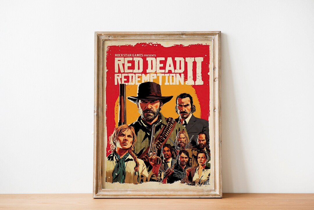 Red Dead Redemption 2 RDR2 Game RSR2 Poster Game Poster Premium Print ...