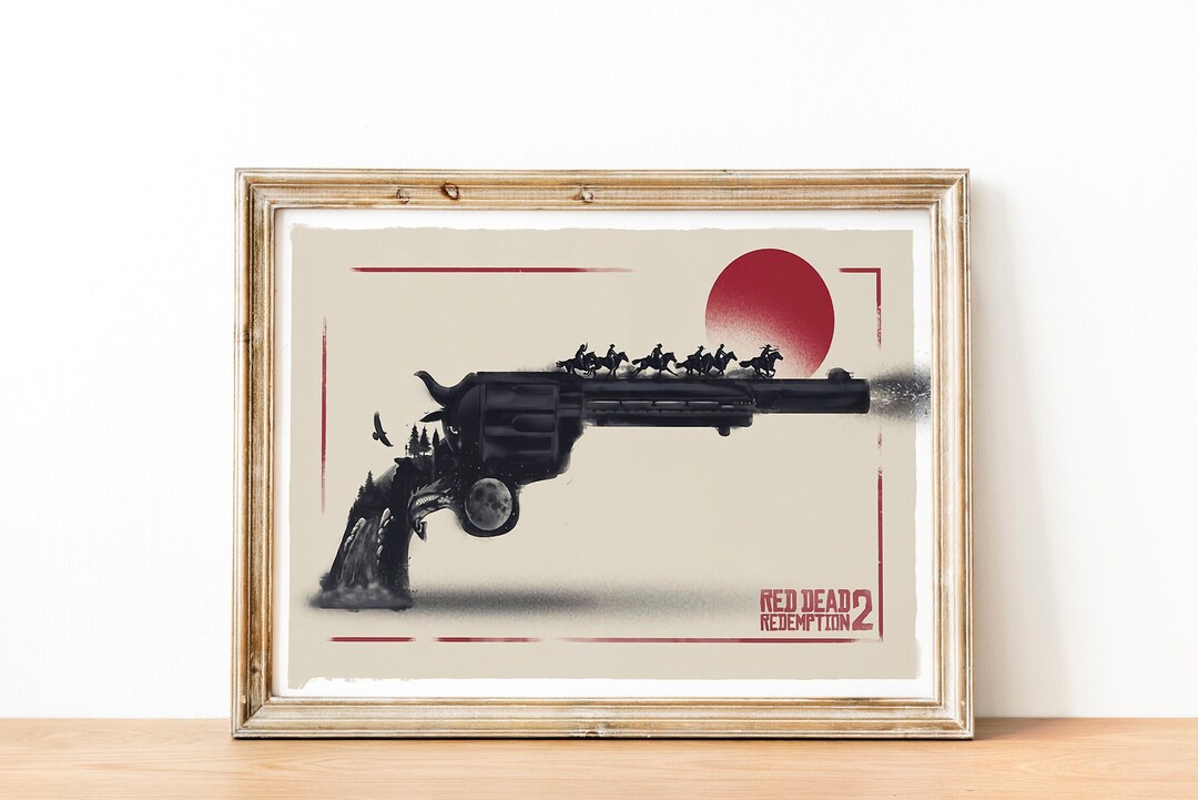 Red Dead Redemption 2 RDR2 Game RSR2 Poster Game Poster Premium Print ...