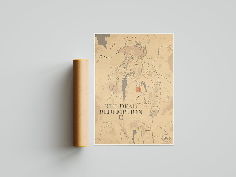 Red Dead Redemption 2 RDR2 Game RSR2 Poster Game Poster Premium Print ...