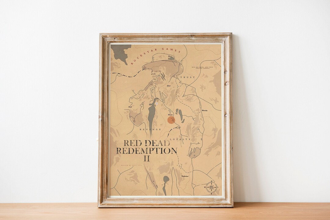 Red Dead Redemption 2 RDR2 Game RSR2 Poster Game Poster Premium Print ...