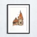 Oast House in Kent, Original Art, Hand-drawn Artwork - Etsy