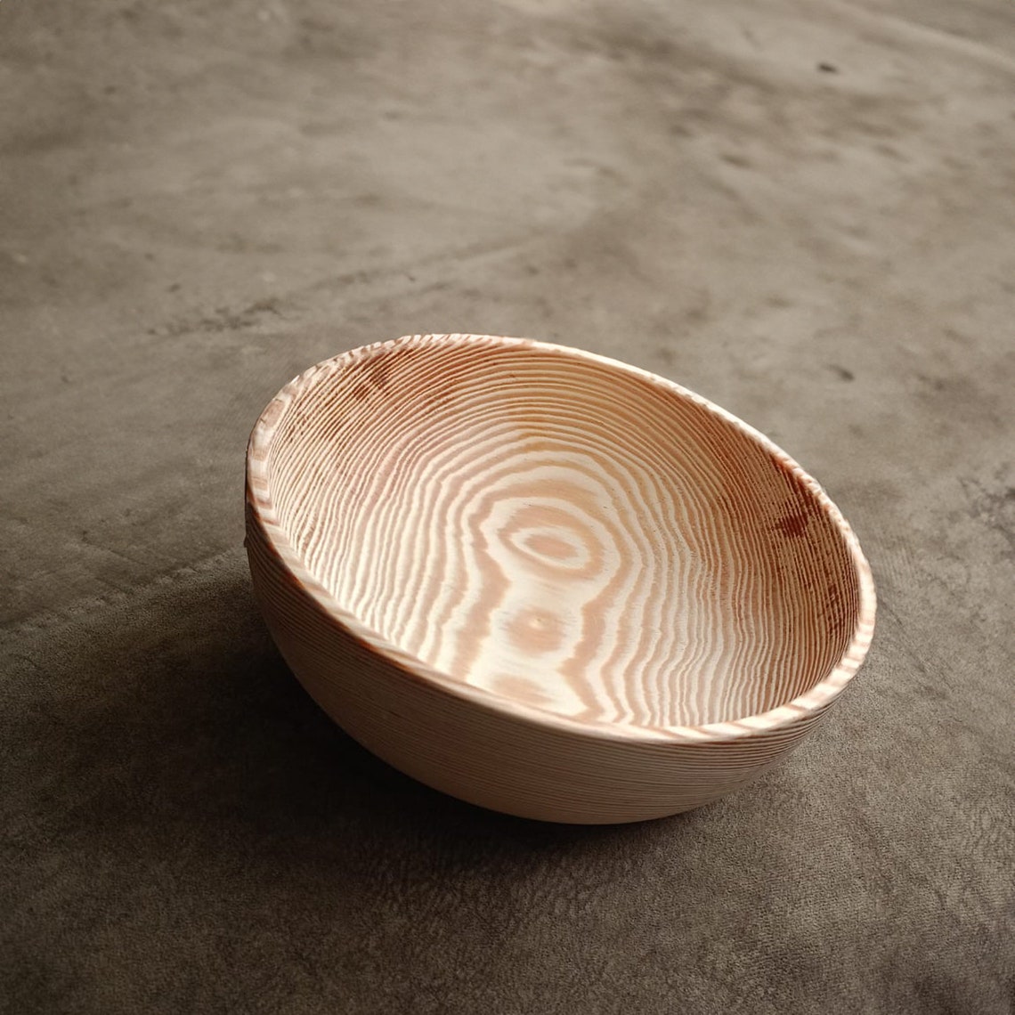 Natural Pine Wood Bowl, Large Size - Etsy