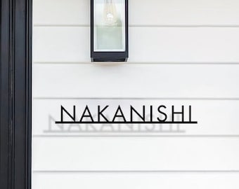House Name Sign, Outdoor House Name Plaque, Custom Metal Sign, Outdoor ...