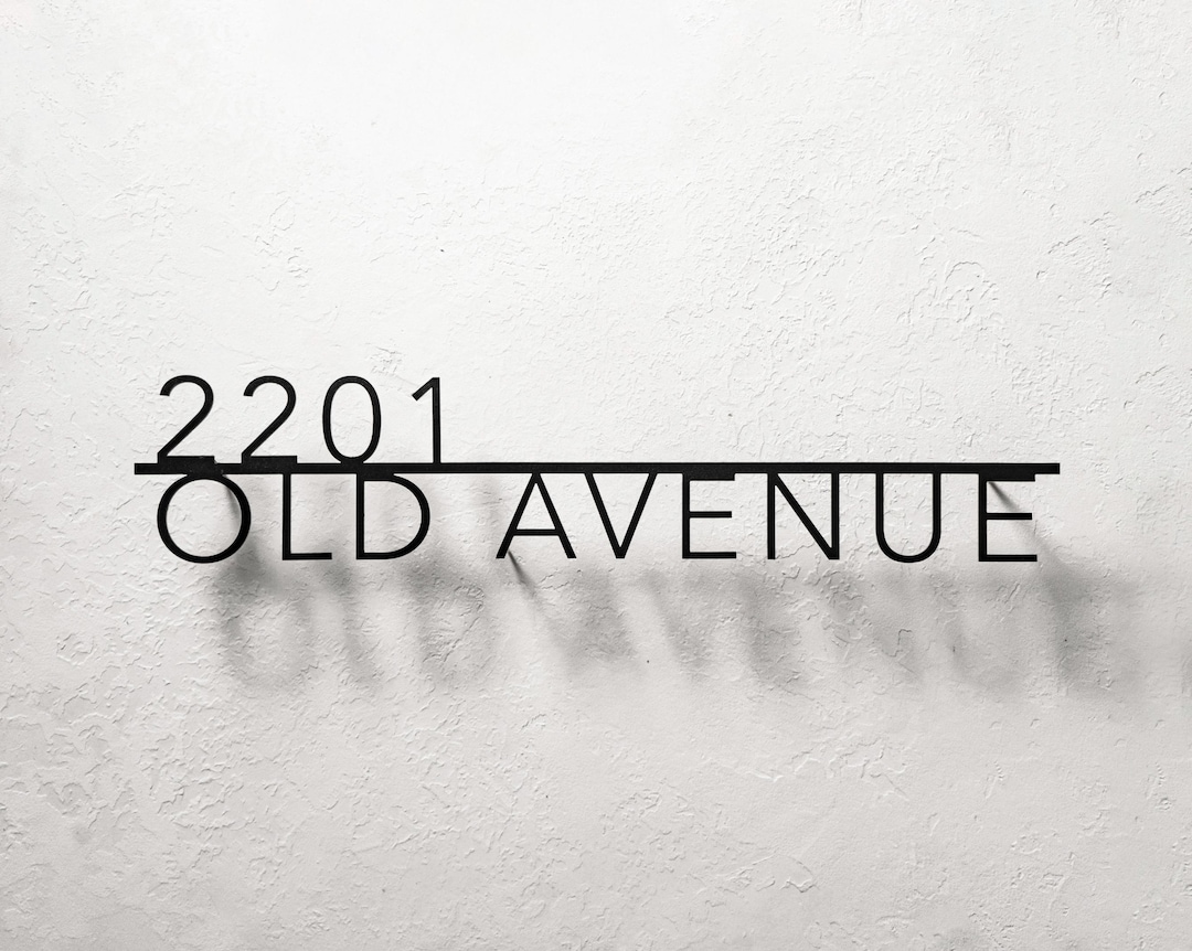 Personalized House Name Sign, Metal Wall Art, Steel Words,housewarming ...