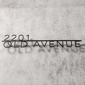 Personalized House Name Sign, Metal Wall Art, Steel Words,housewarming ...