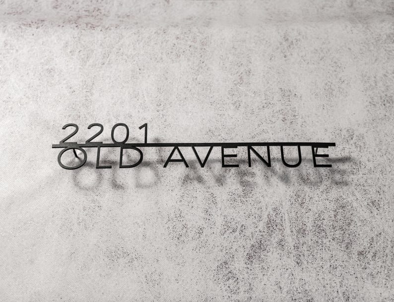 Personalized House Name Sign, Metal Wall Art, Steel Words,housewarming ...