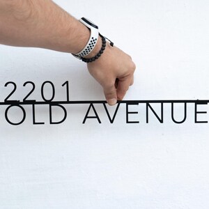 Personalized House Name Sign, Metal Wall Art, Steel Words,housewarming ...