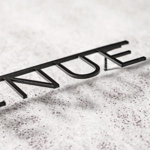 Personalized House Name Sign, Metal Wall Art, Steel Words,housewarming ...