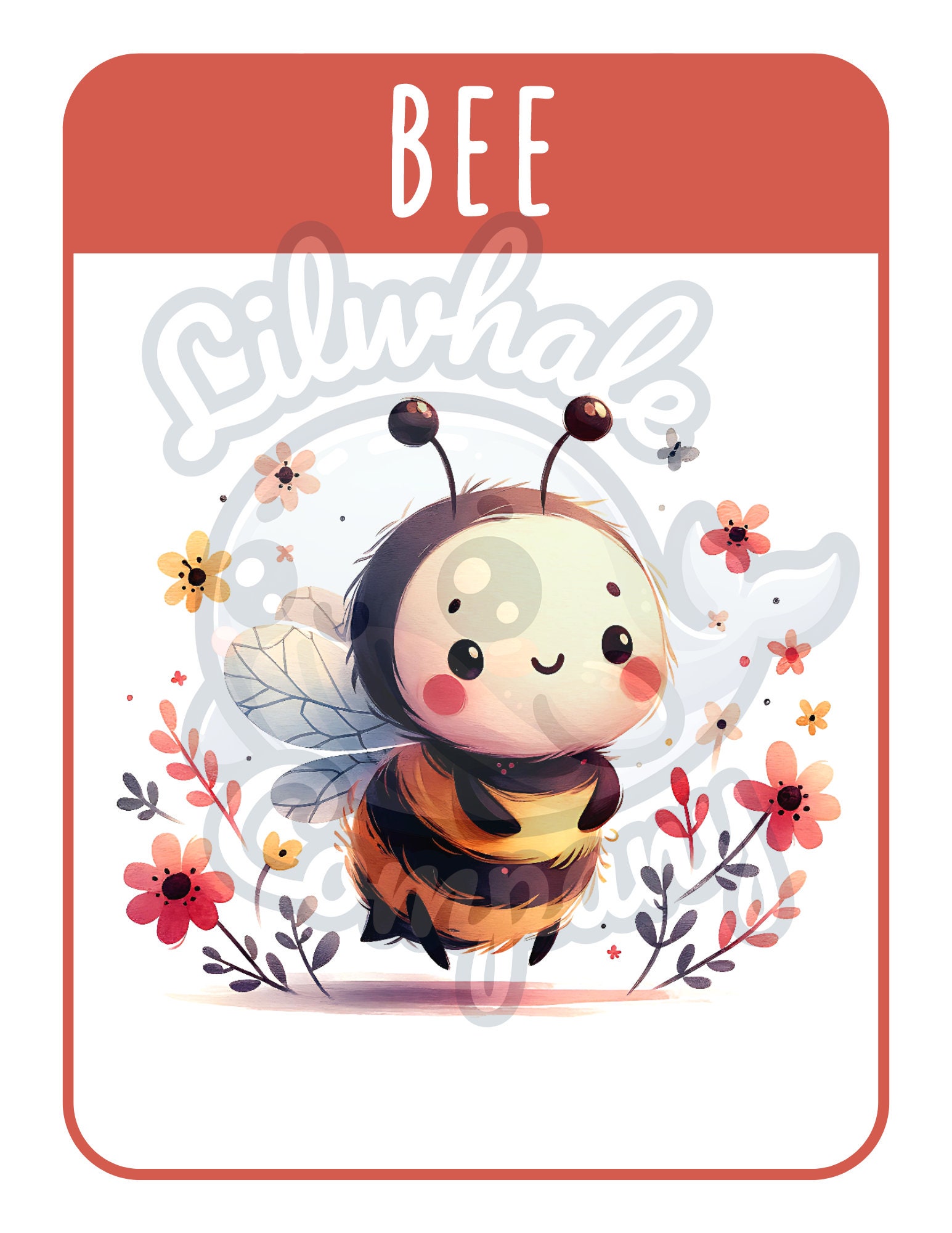 Cute Watercolor Animal Flashcards, Printable Flashcards for Preschool ...