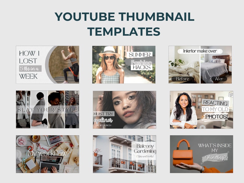 70 Youtube Thumbnail Templates Personalized Youtube Thumbnail Templates ...