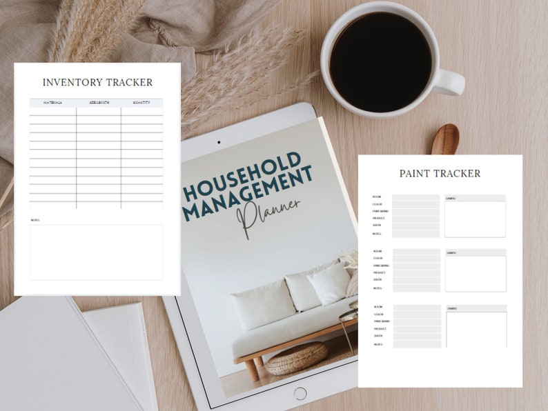 Household Planner, Printable Household Management Binder, Household ...