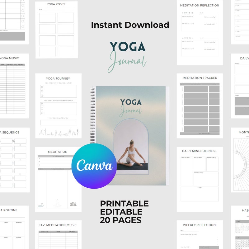 Yoga Journal - Etsy