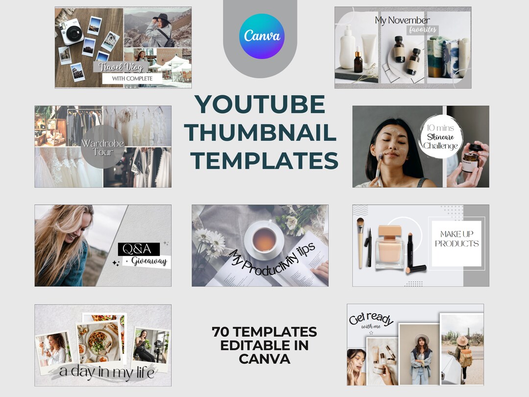 70 Youtube Thumbnail Templates Personalized Youtube Thumbnail Templates ...