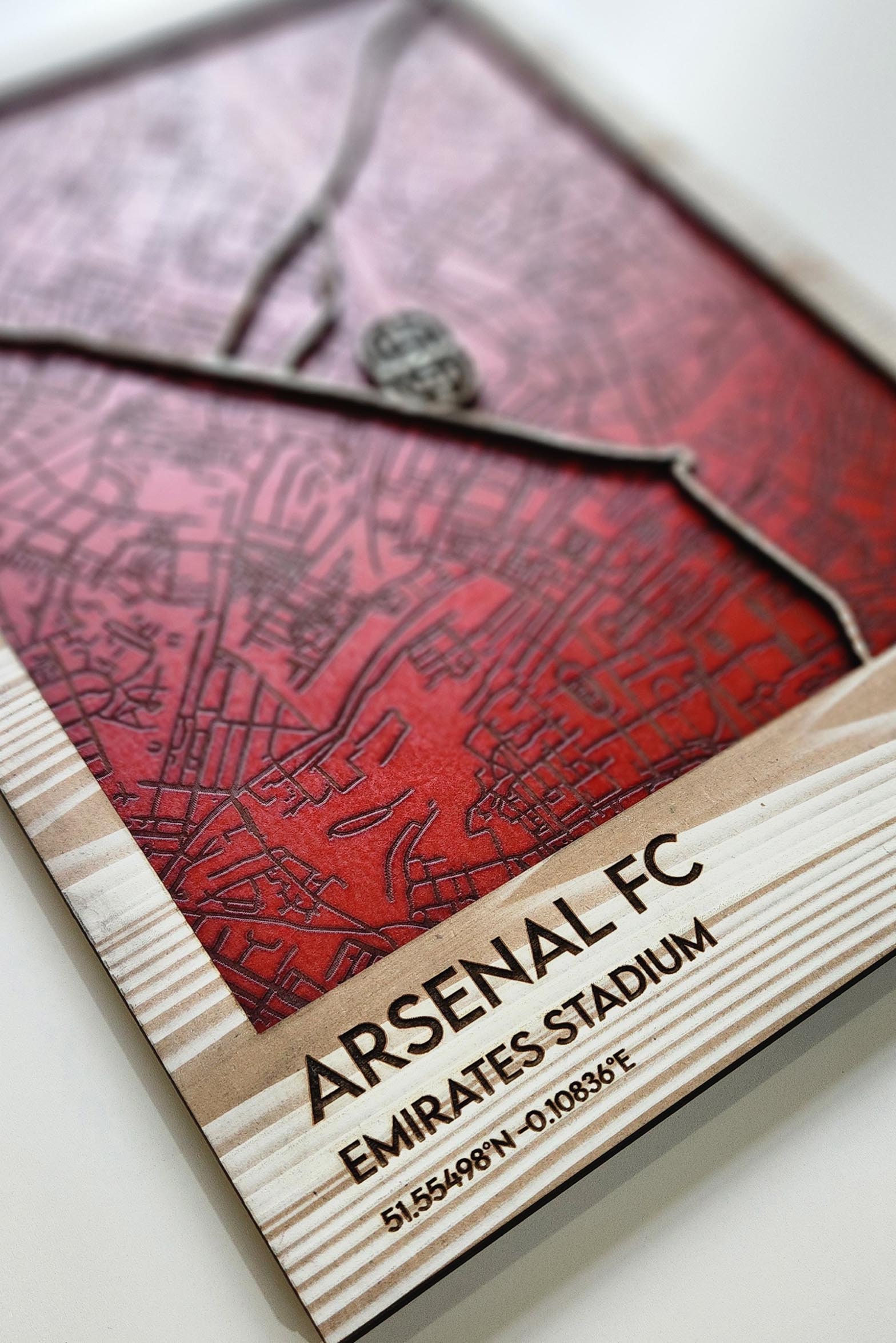 Personalized Arsenal FC Stadium Map - Football Wall Decor ...