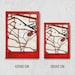 Personalized Manchester United Stadium Map - Football Wall Decor ...
