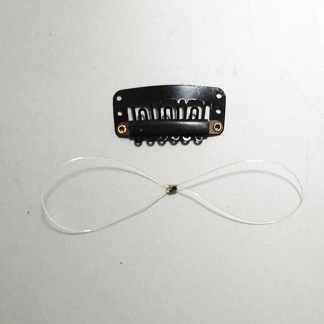 Retaining Safety Line Hair Clip Kanso Baha Osia Adhear - Black Clip - Etsy