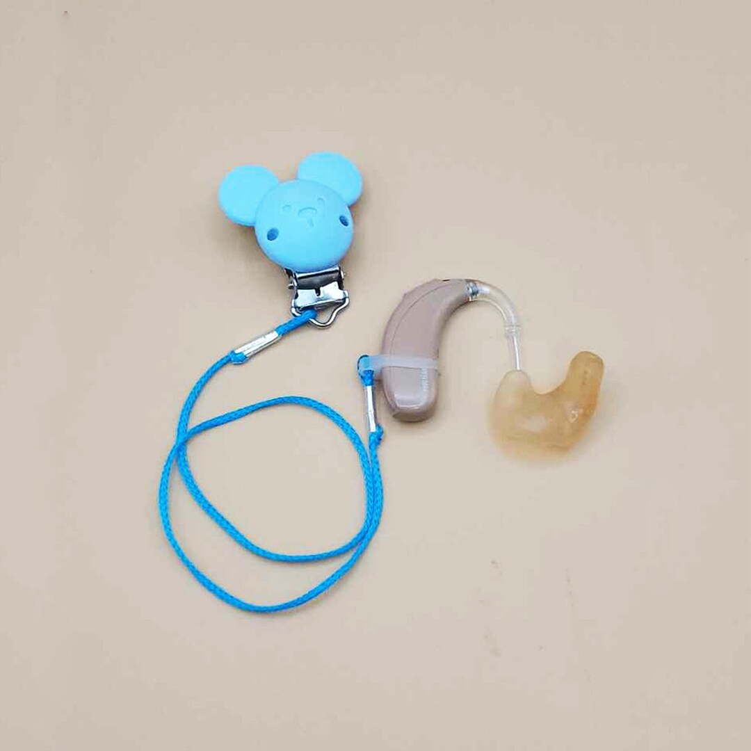Blue Cartoon 1 Single Retention Cord for Hearing Aid or Cochlear ...