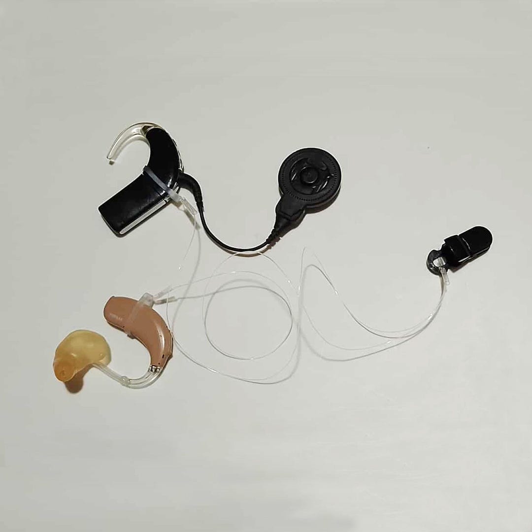 Black Clip Bilateral Invisible Retention Clip Hearing Aid and Cochlear ...