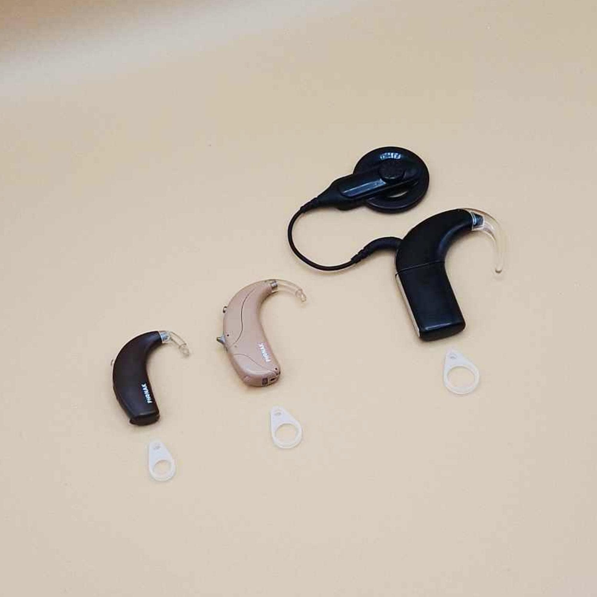 Single Retention Cord Black Clip Hearing Aid Cochlear Implant / Hearing ...
