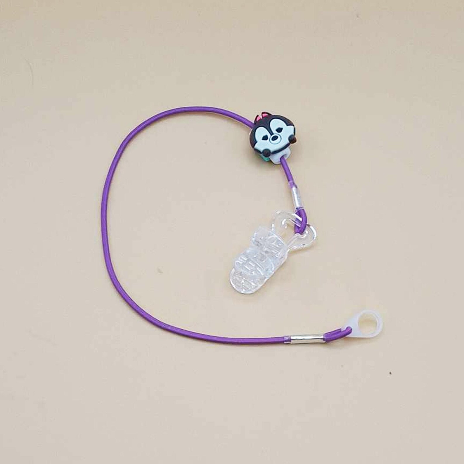 Purple Single Retention Cord Hearing Aid Cochlear Implant Lanyard With ...