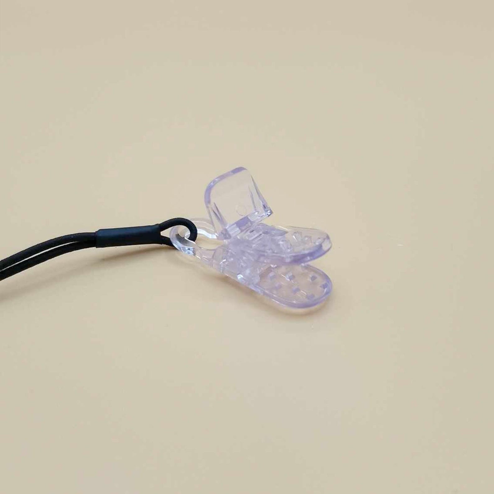 Solid Black Bilateral Retention Cord Hearing Aid Cochlear Implant ...