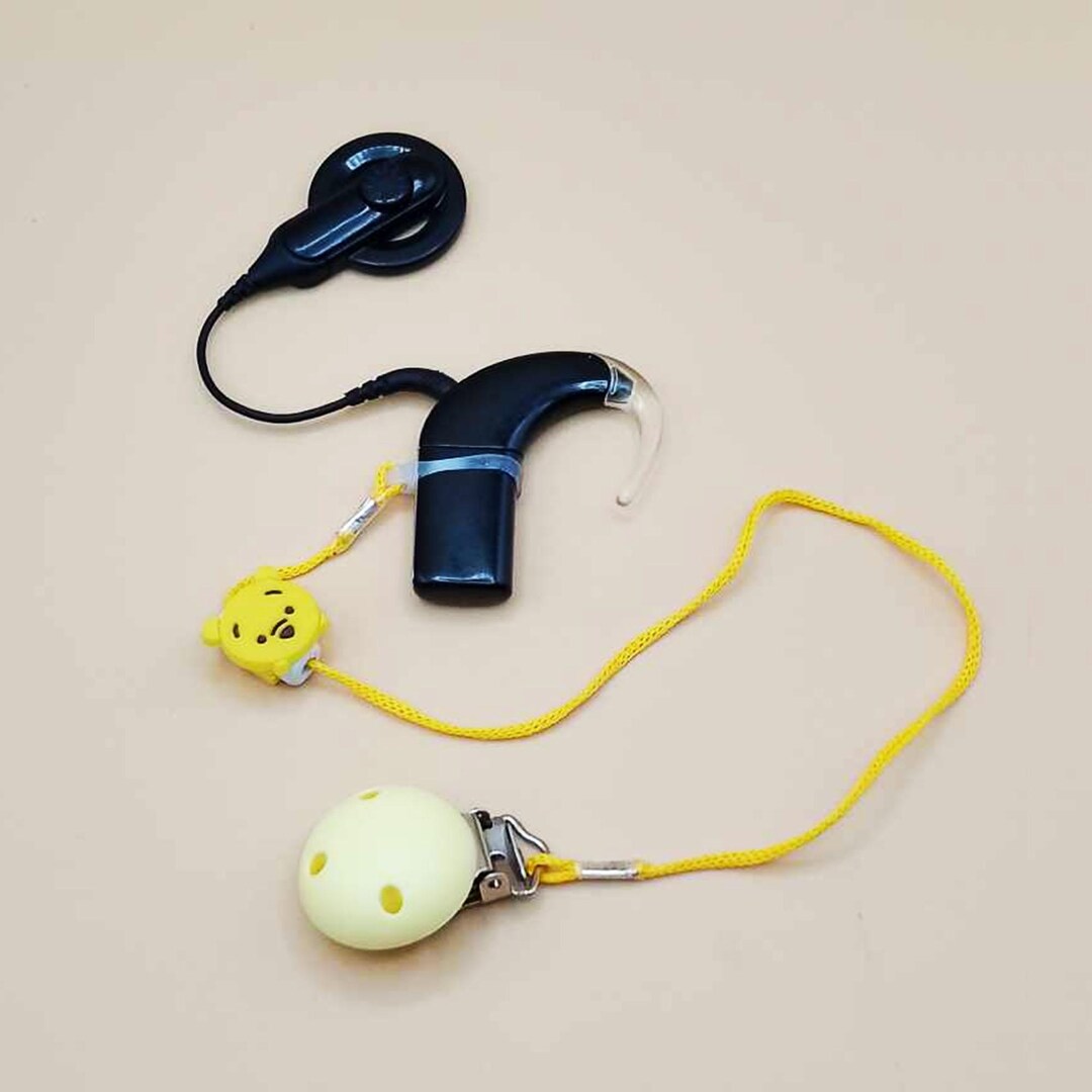 Yellow Single Retention Cord for Hearing Aid or Cochlear Implant - Etsy