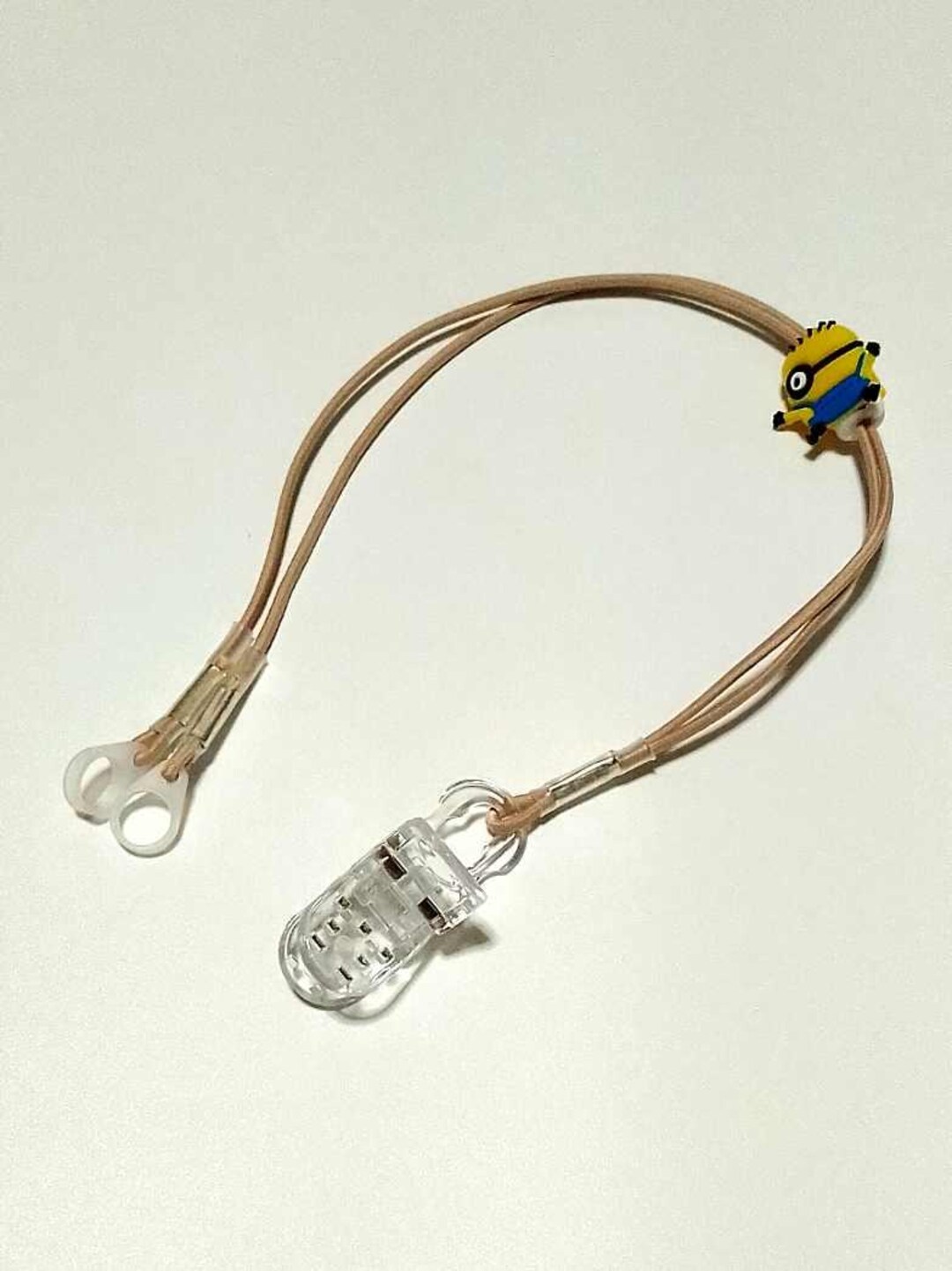 Beige Bilateral Cochlear Implant Hearing Aid Retention Cord With Clip ...